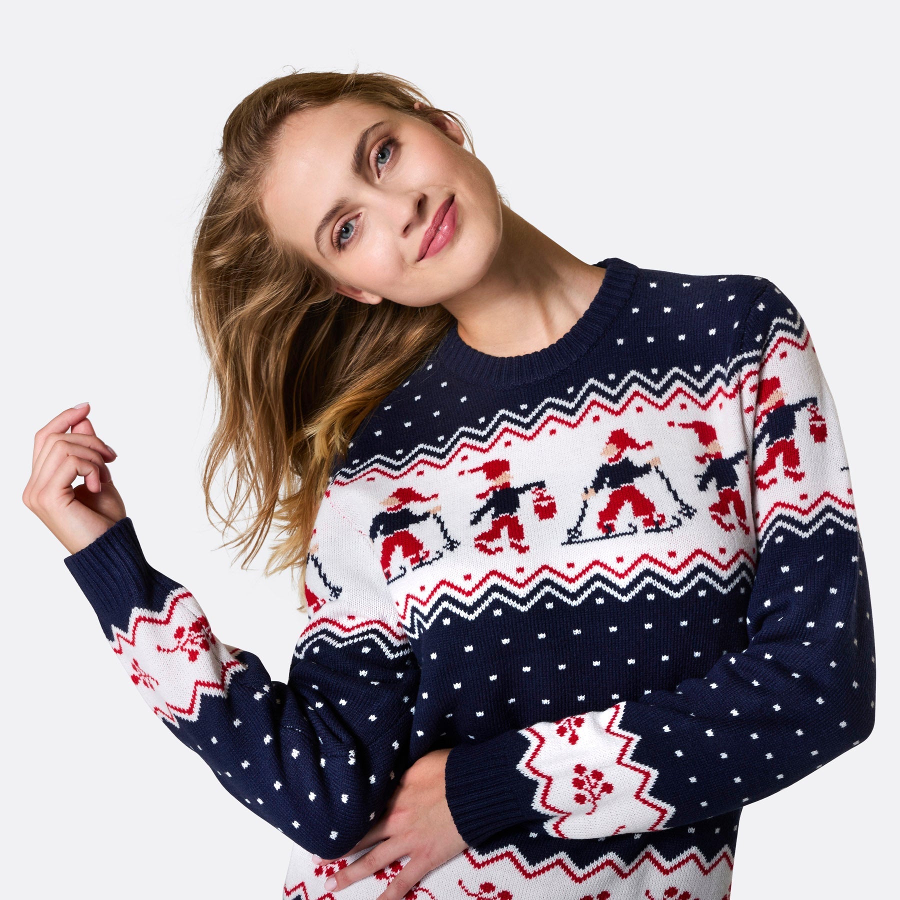 Women's Christmas Scenery Christmas Jumper – SillySanta.uk