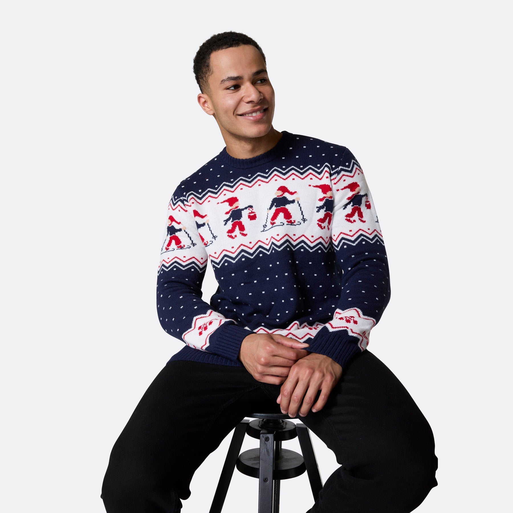 Men's Christmas Scenery Christmas Jumper – SillySanta.uk